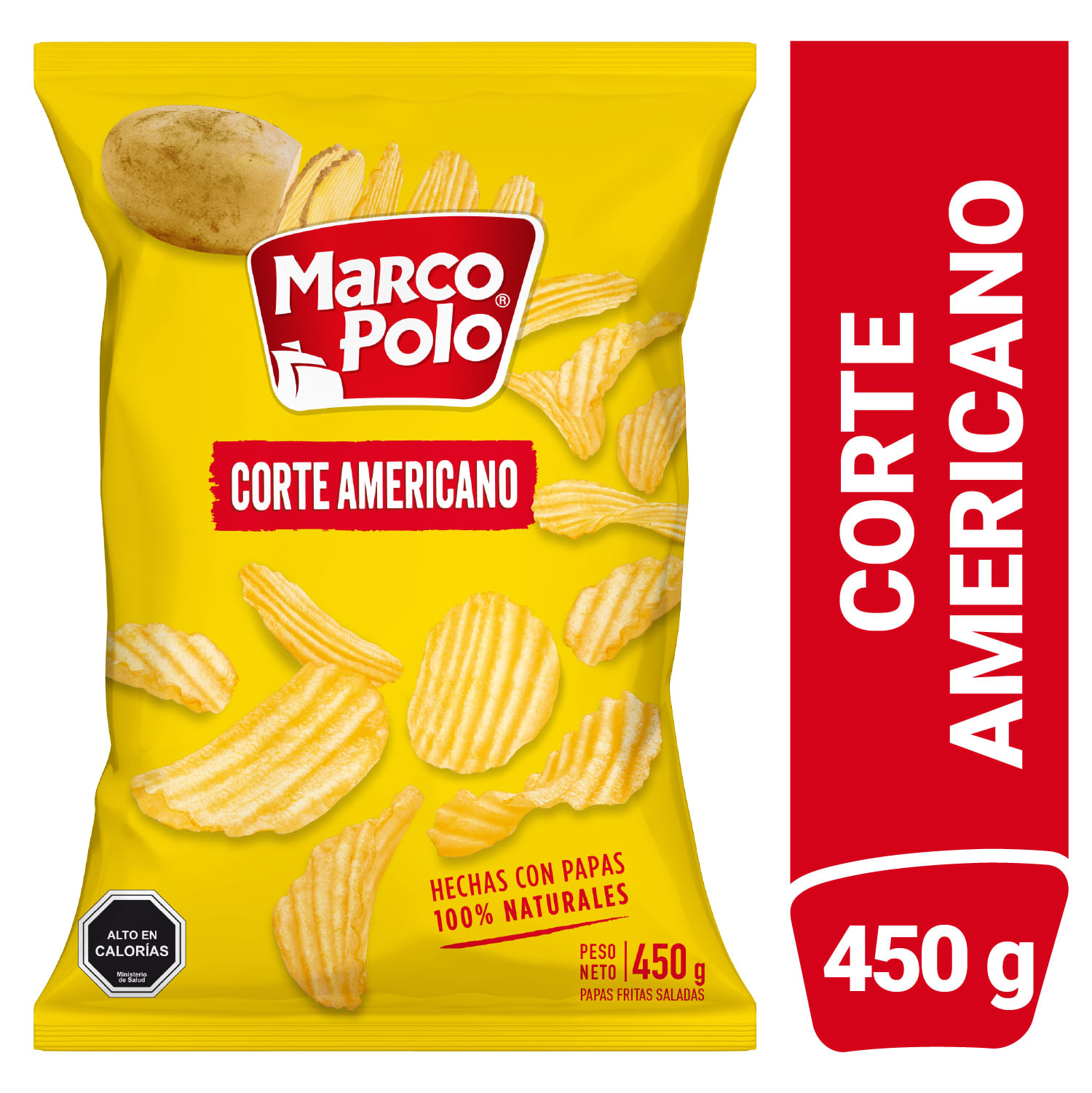 Papas Fritas Corte Americano Marco Polo 450 g - icbatucasa