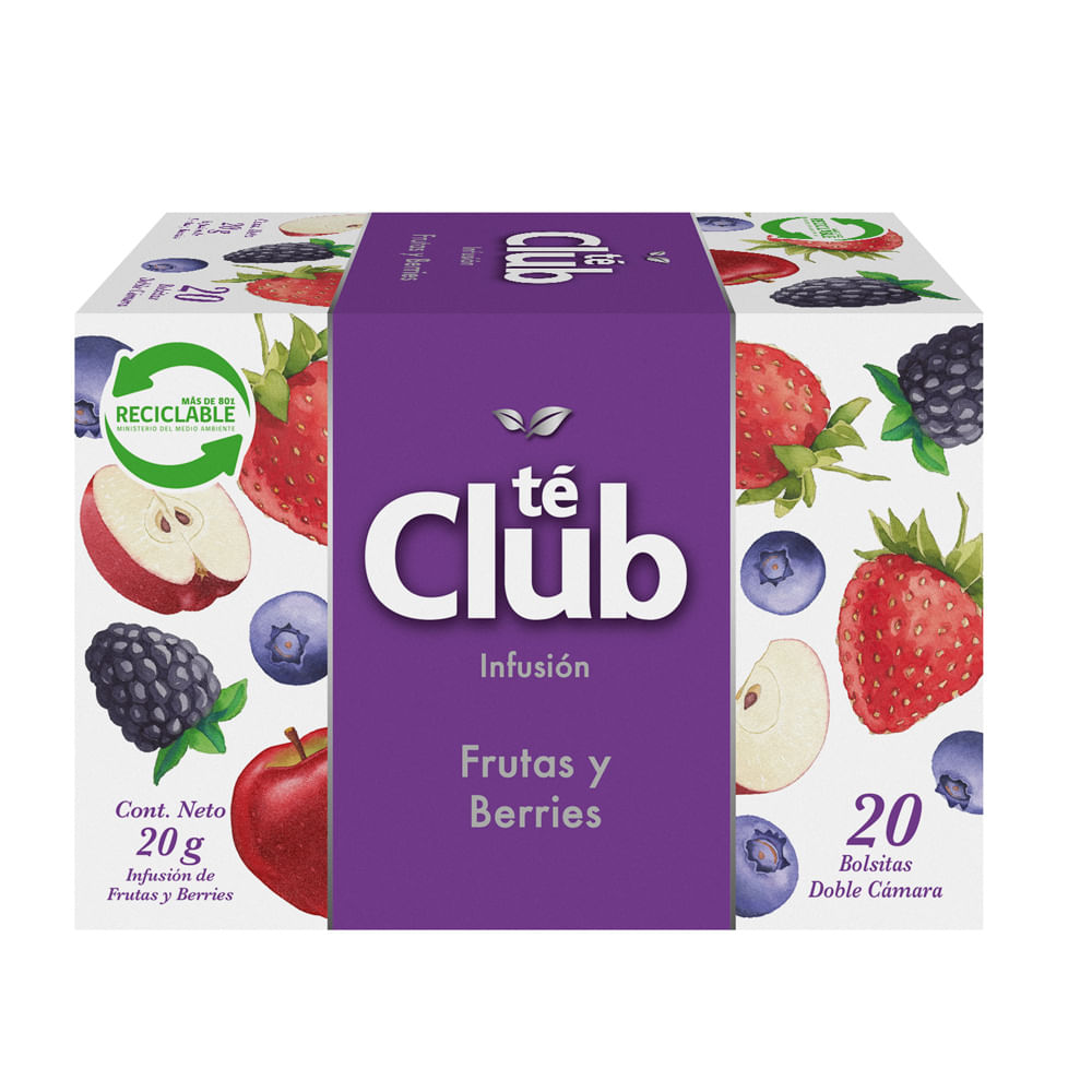 Infusión Club Frutas y Berries 20 g - icbatucasa