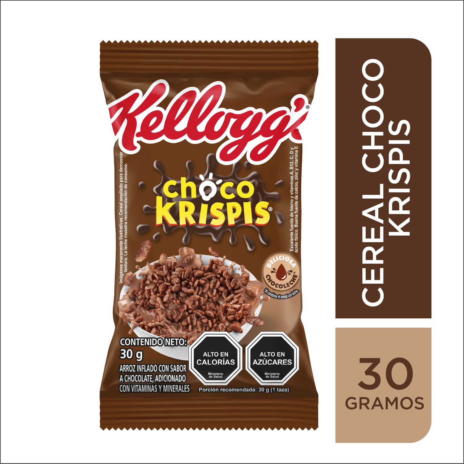 Cereal Choco Krispis Kelloggs 30 g - icbatucasa
